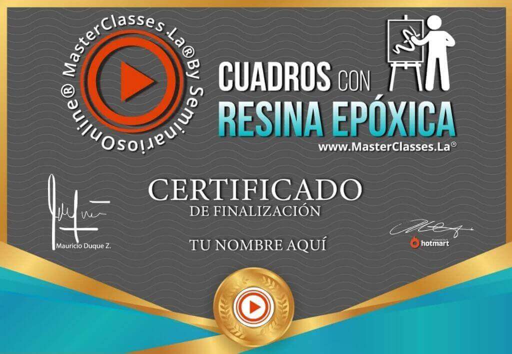 Curso Cuadros con resina epoxica de Edwin Jair Martínez Surata